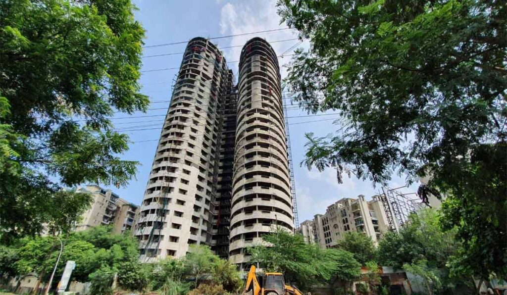 Twin Tower Demolition in Noida, Delhi - Oree Reality